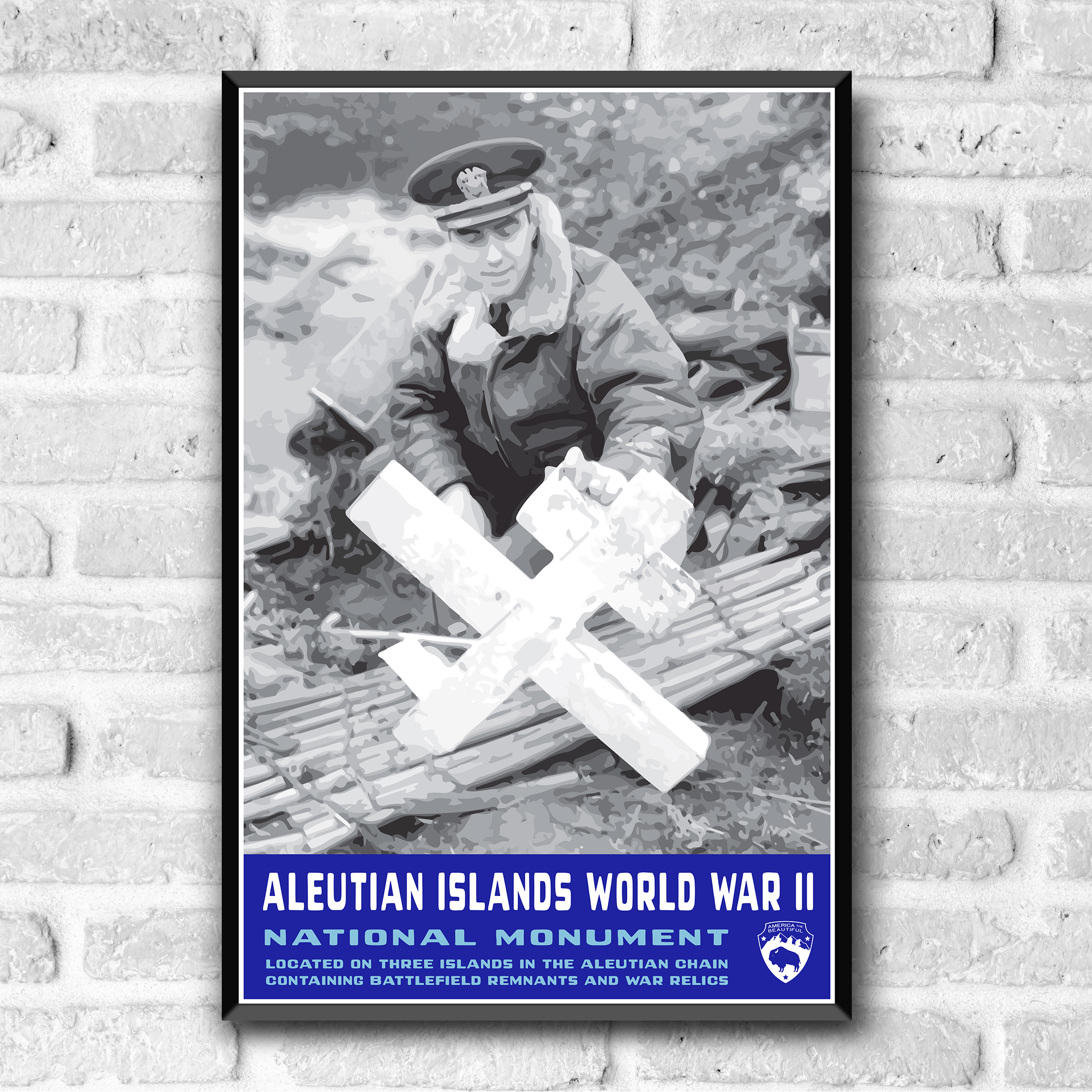 Aleutian Islands World War II National Monument Poster / Postcard - Go ...