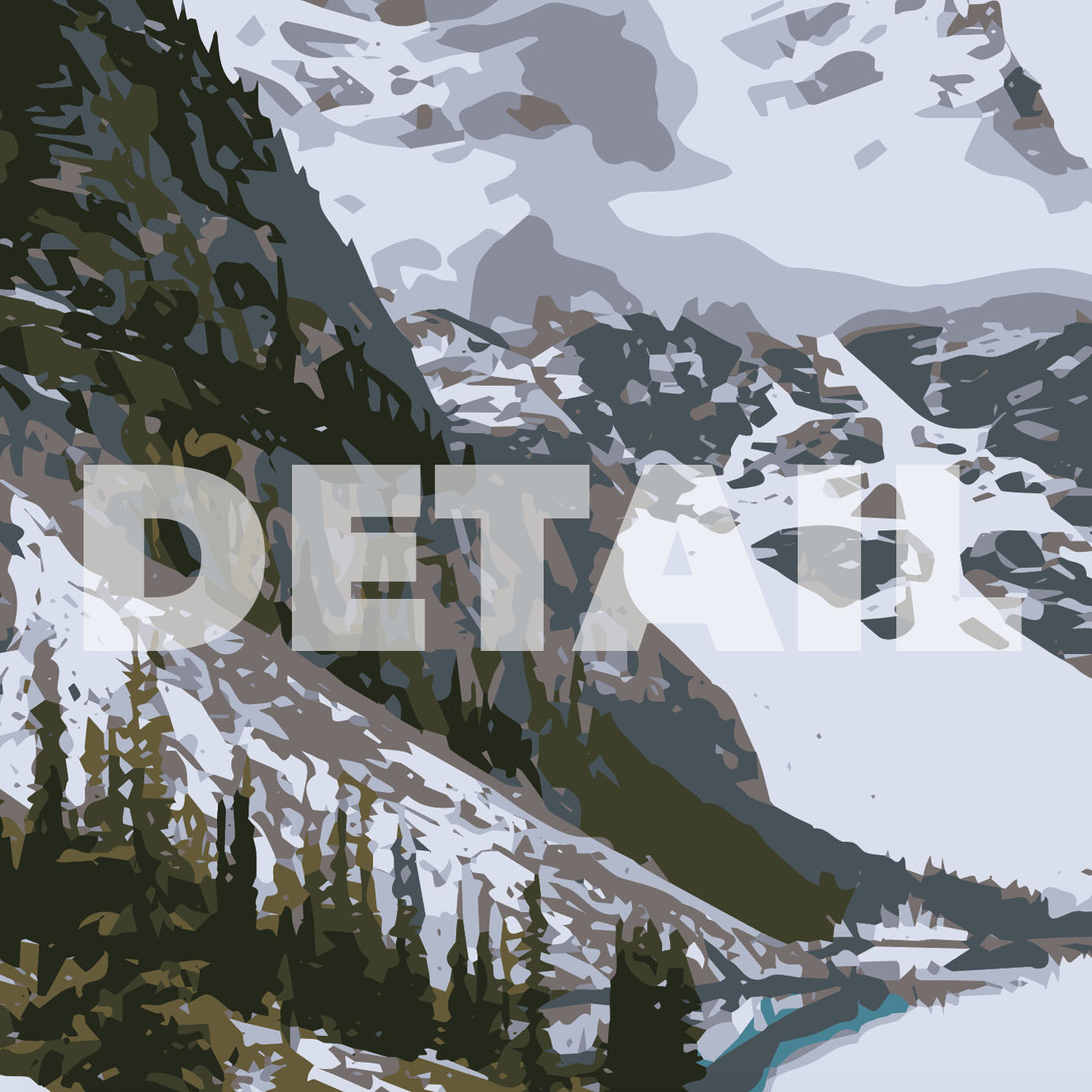 Banff National Park Poster / Postcard - Go See Design