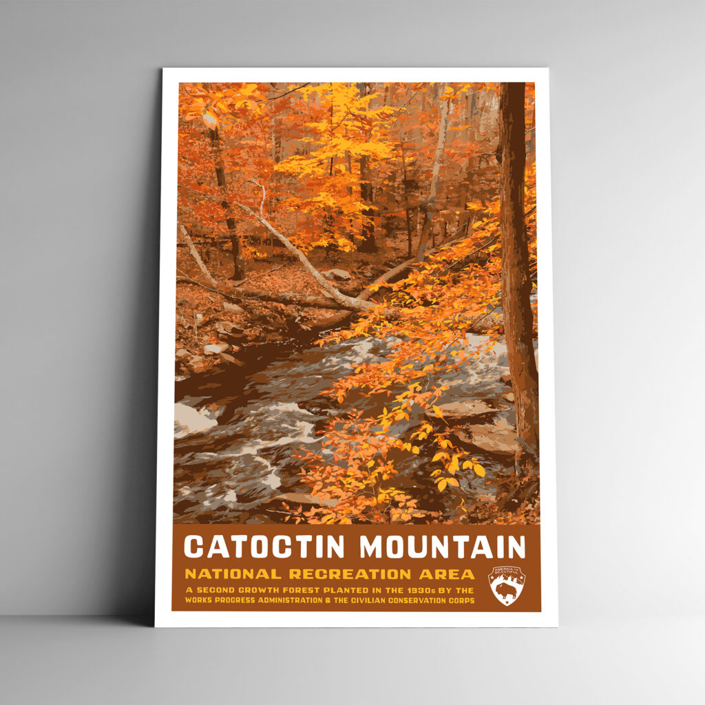 Catoctin Mountain National Recreation Area Poster / Postcard - Go See ...