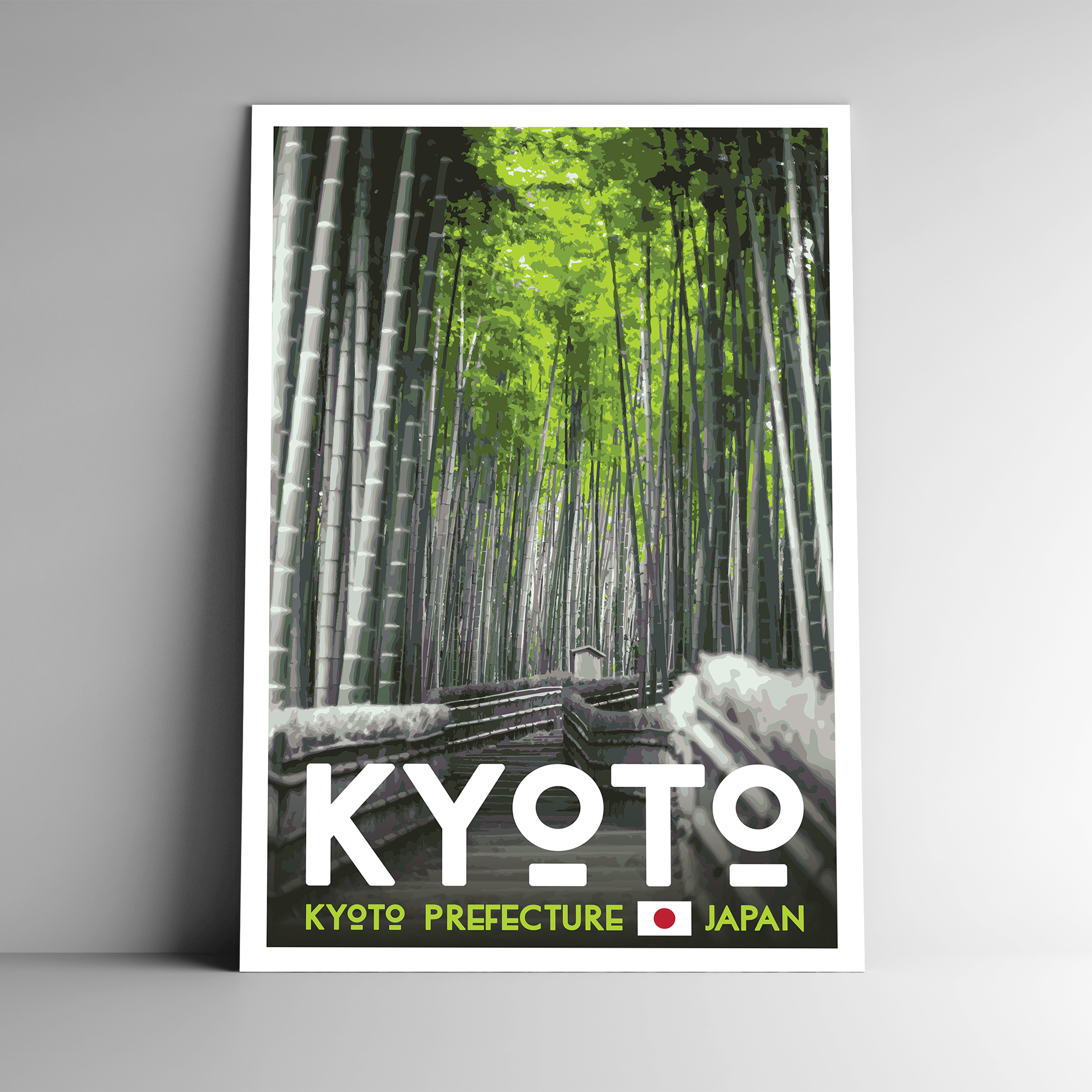 Kyoto Japan Poster / Postcard - Go See Design