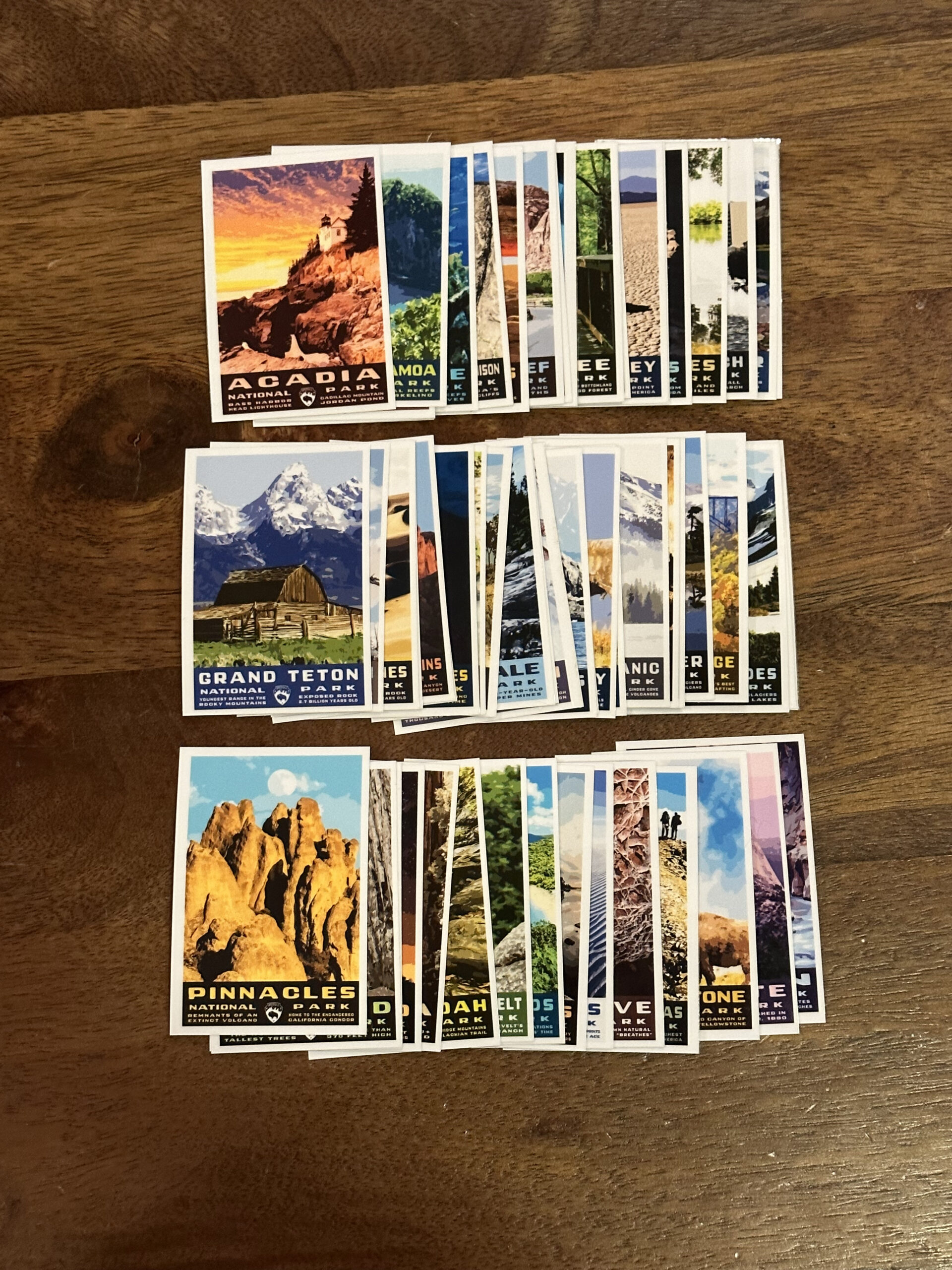 Premium Vinyl Stickers: Complete Set of All 63 USA National Parks ...