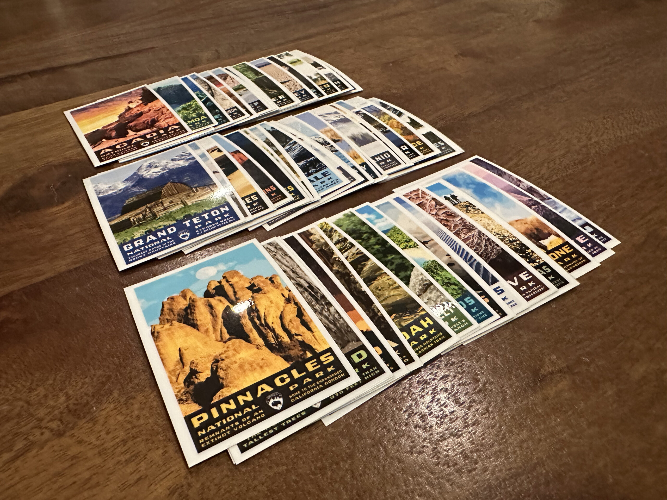 National Parks Completion Poster + Stickers - Go See Design