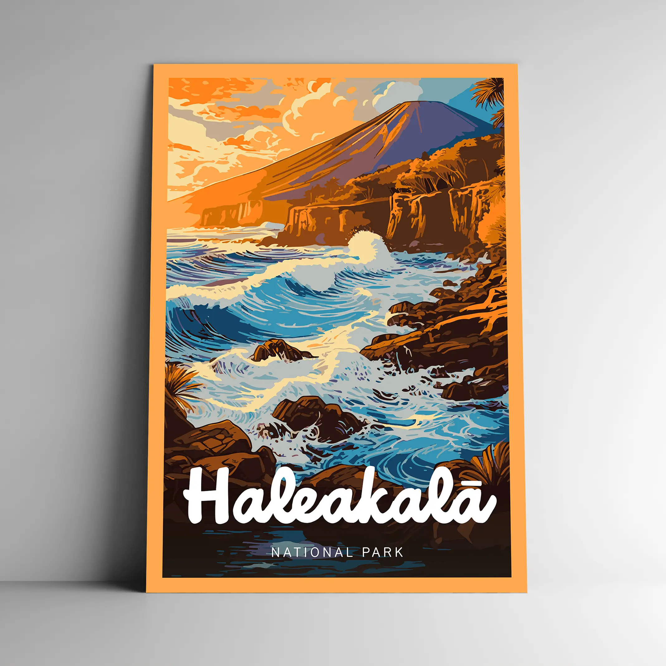 Haleakala National Park Poster / Postcard - Go See Design