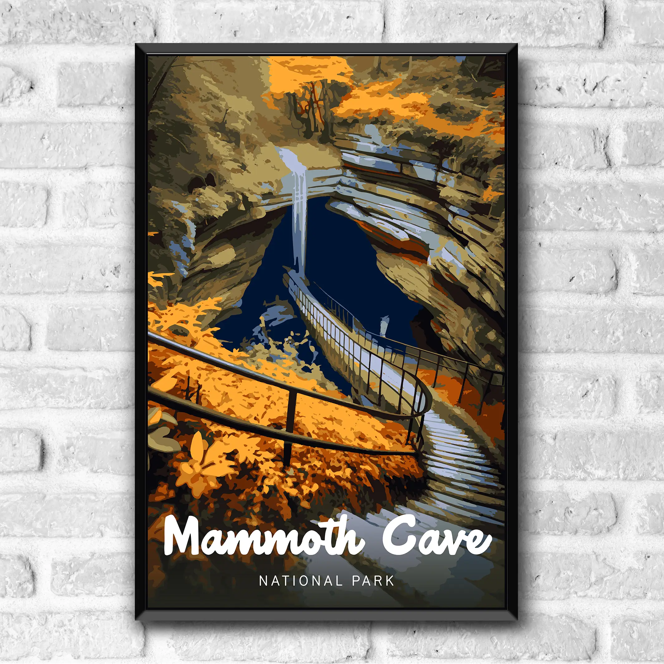 Mammoth Cave National Park Poster / Postcard - Go See Design