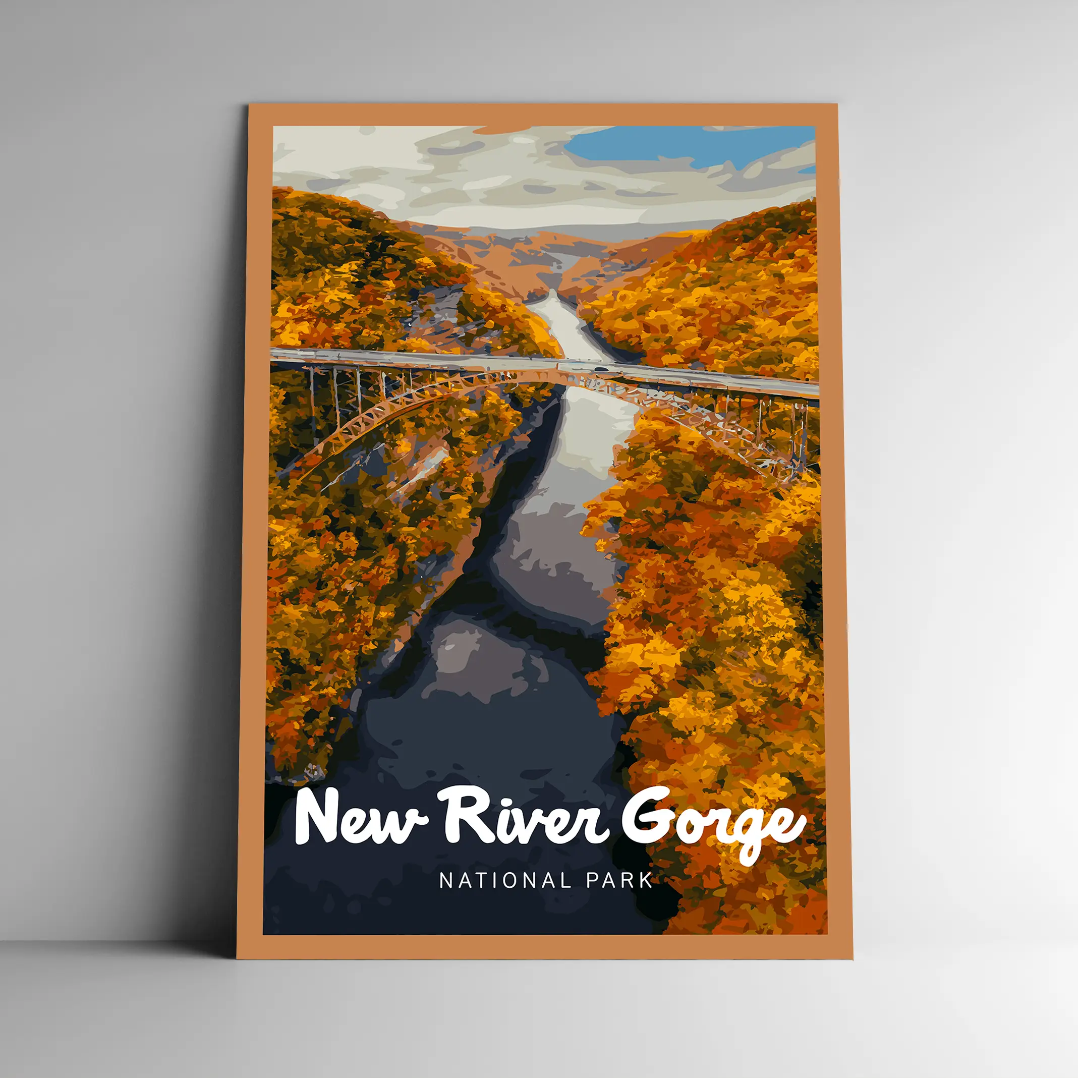 New River Gorge National Park Poster / Postcard - Go See Design